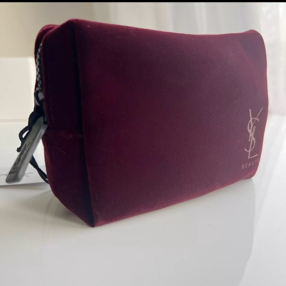 Bags | Ysl Red Makeup Pouch Cosmetic Bag From Ysl Beauty | Poshmark